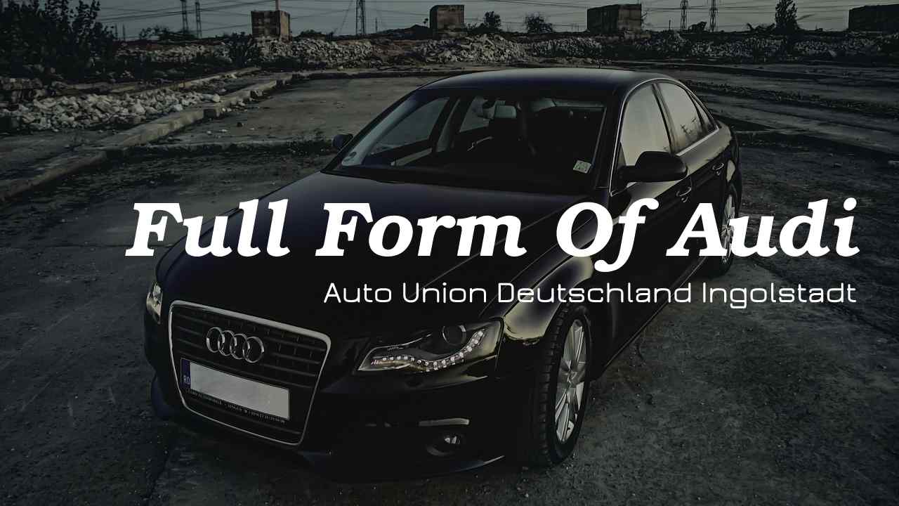What is the full form of AUDI? - Social Site Linkz